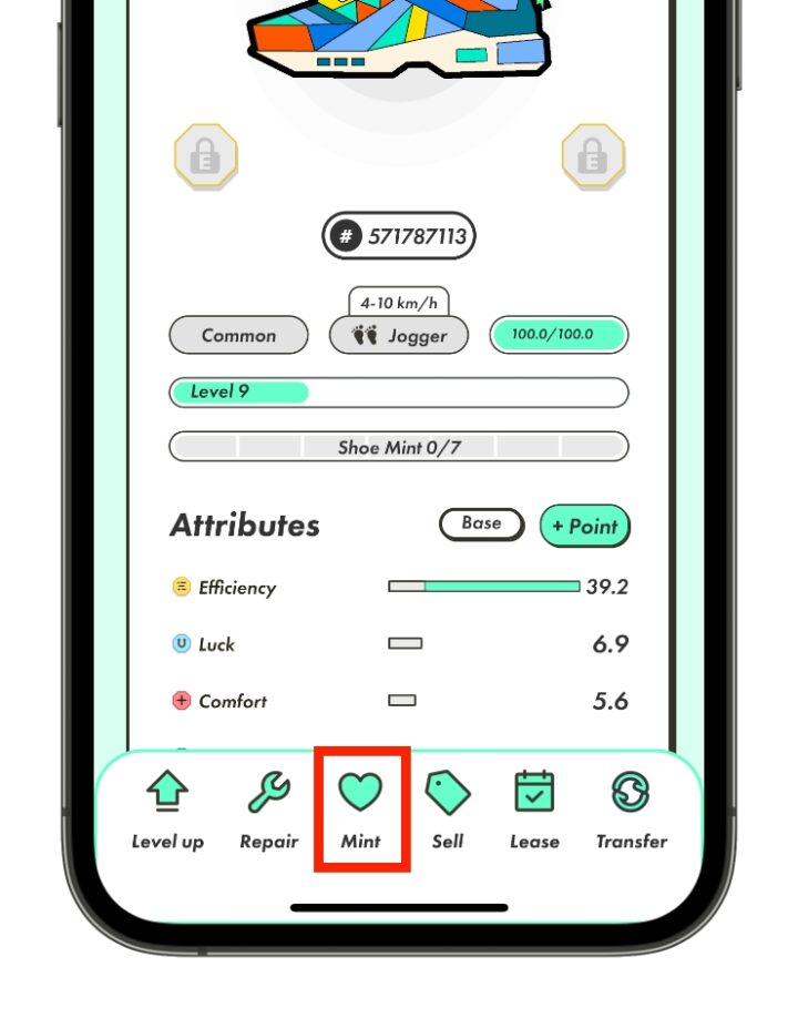 【随時更新】STEPN（ステップン）のMint（ミント）とは？やり方や費用、確率をまとめて紹介！ | DeFiビギナーズノート